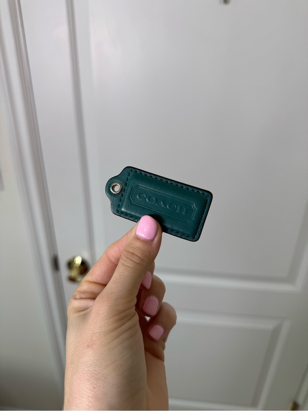 Coach | Accessories | Coach Green Teal Hang Tag | Poshmark